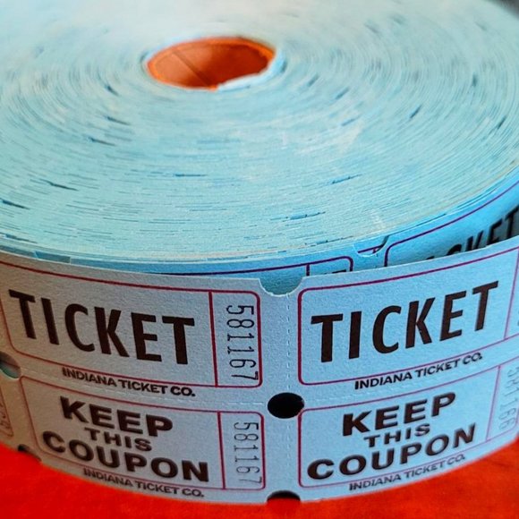 Other | Large Roll Of Carnival Raffle Tickets | Poshmark